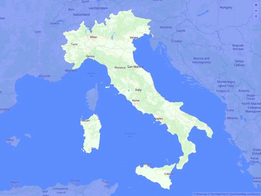 Italy Maps Atlas Cities